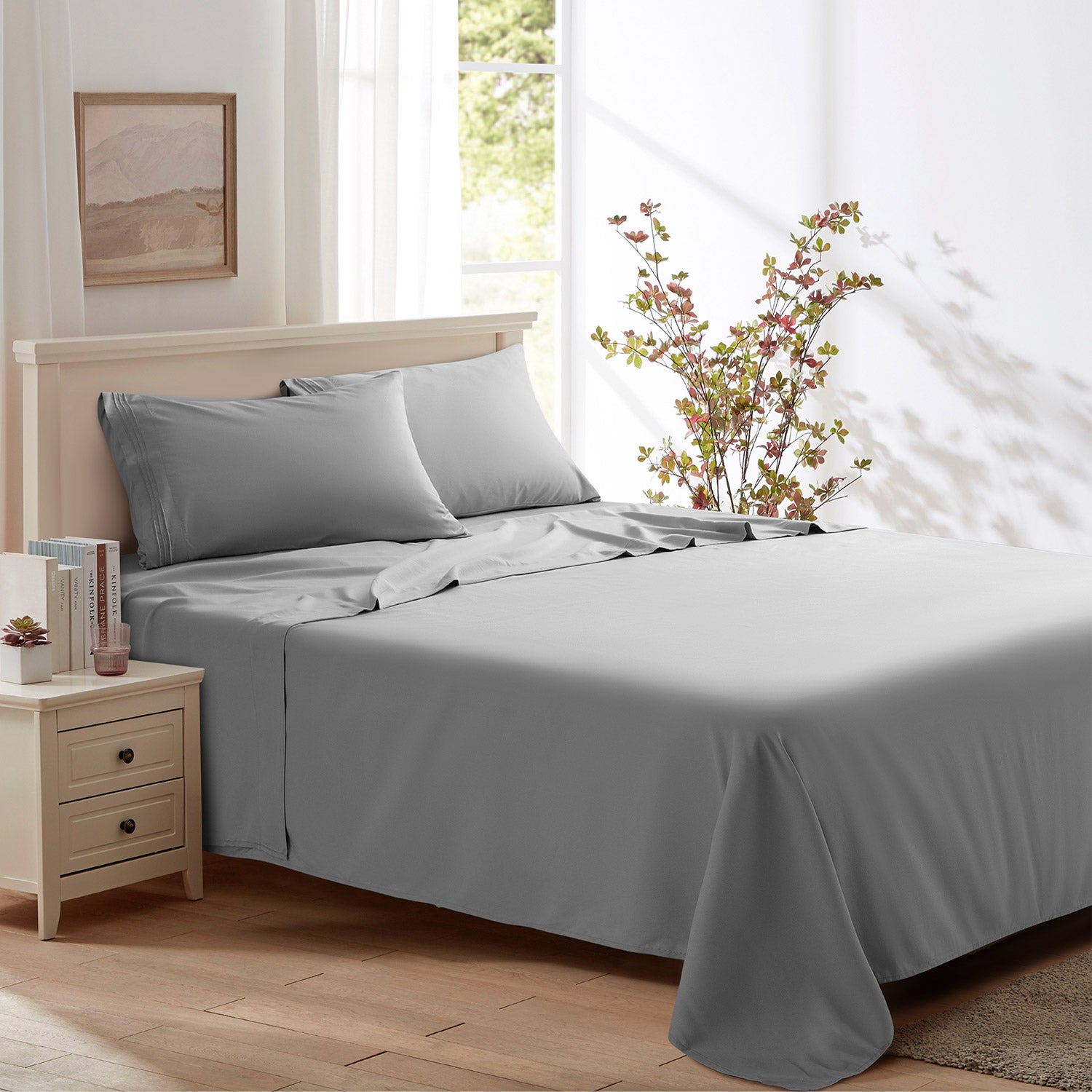 Microfiber Fabric Bed Sheets Soft Sheet Sets Shilucheng Sheets